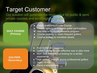A Frequent Golfer Loyalty Rewards program | PDF