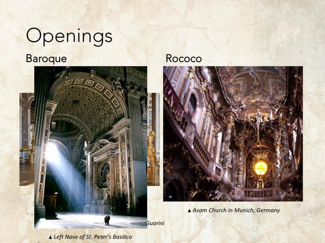 Comparative Analysis of Baroque and Rococco Architecture | PDF | Design ...
