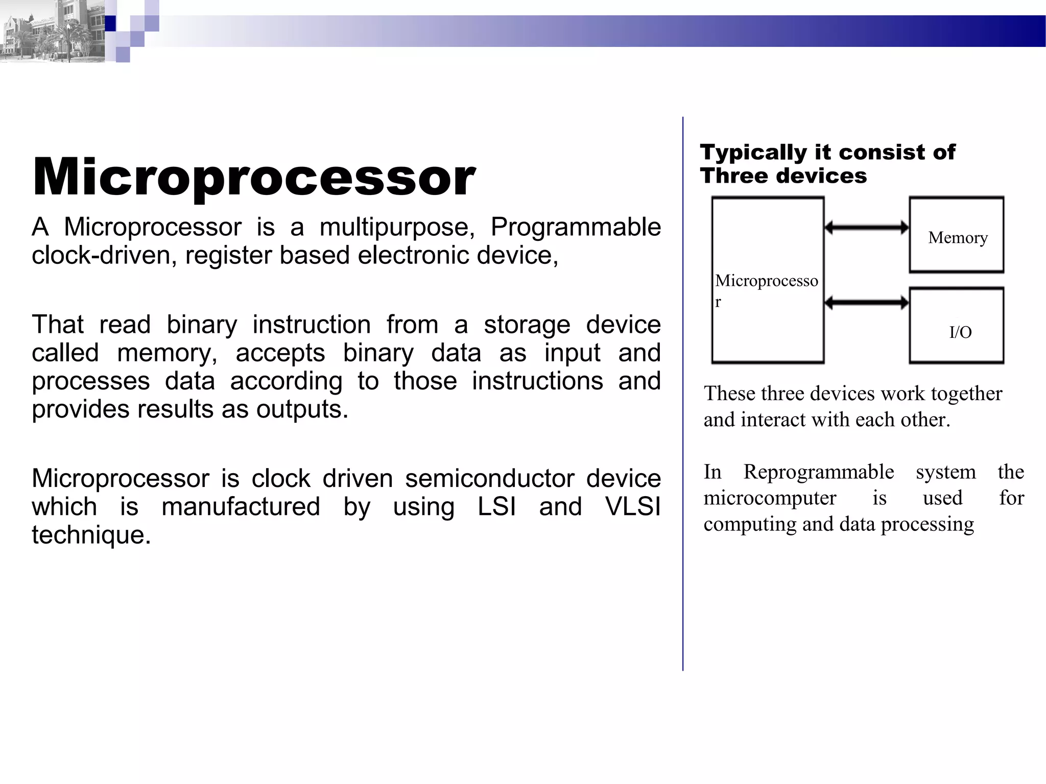 microprocessor architecture | PPT
