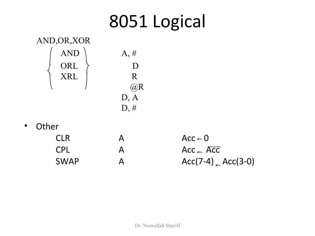 Alp 8051 | PPT