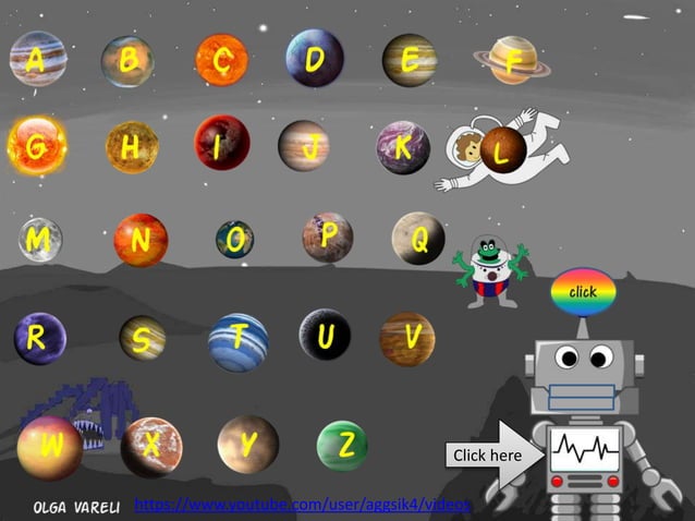 The English alphabet game for elementary students | PPT