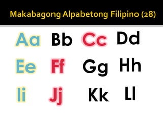 Alpabetong filipino | PPTX