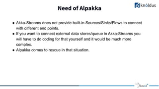 Alpakka:Intergating Akka-Streams with different technology | PDF