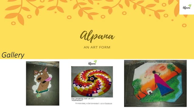 Alpana an art form | PPTX