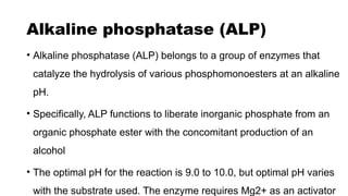 ALP DETERMINATION and its diseases .pptx