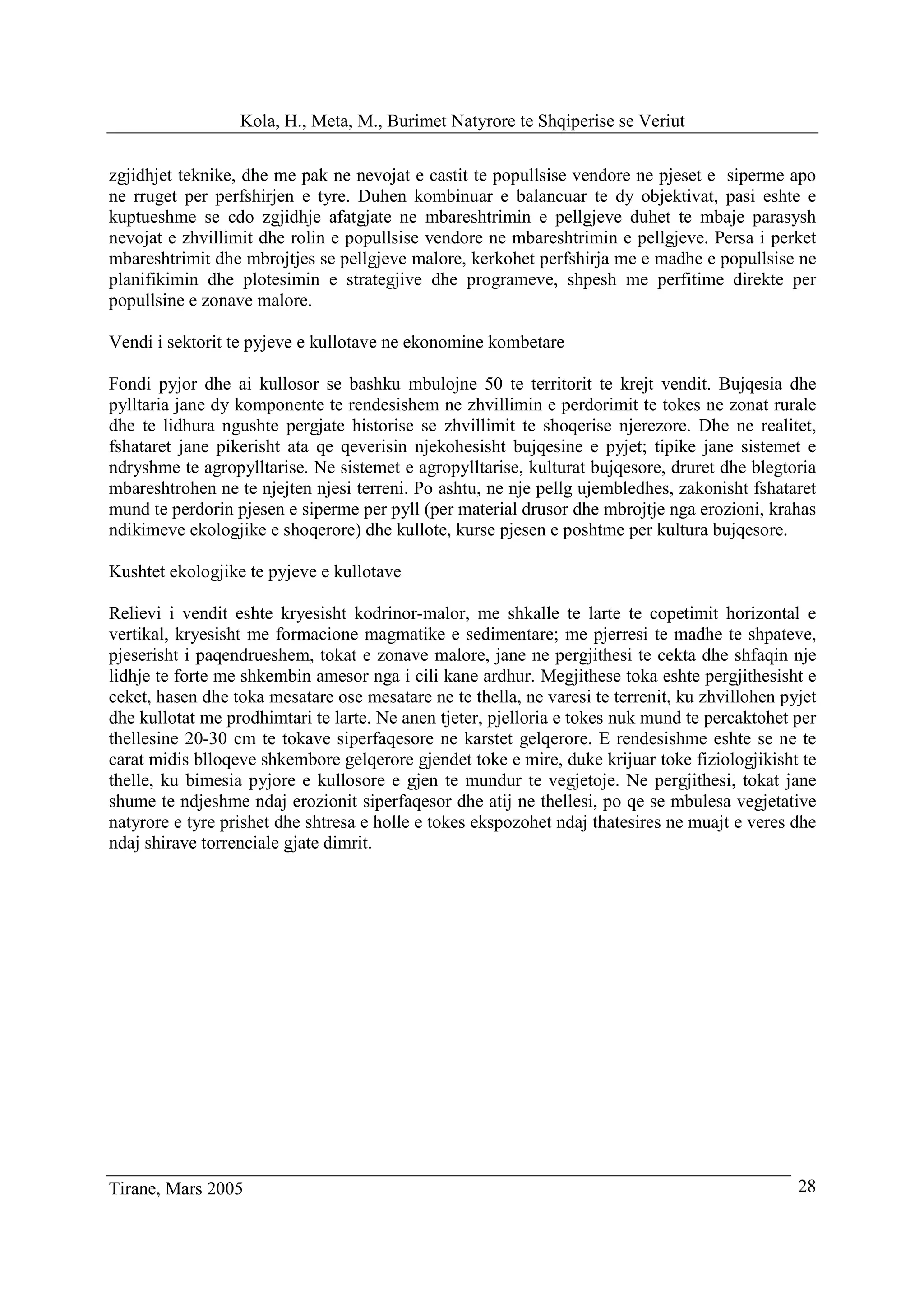 Alpet Shqiptare - STUDIMI I BURIMEVE NATYRORE TË RAJONIT VERIOR TË ...
