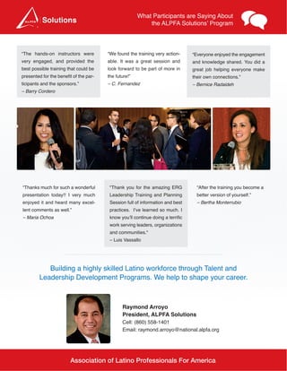 2016 ALPFA Solutions Marketing Deck | PDF