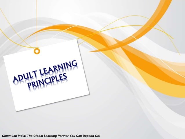 Adult Learning Principles | PPTX