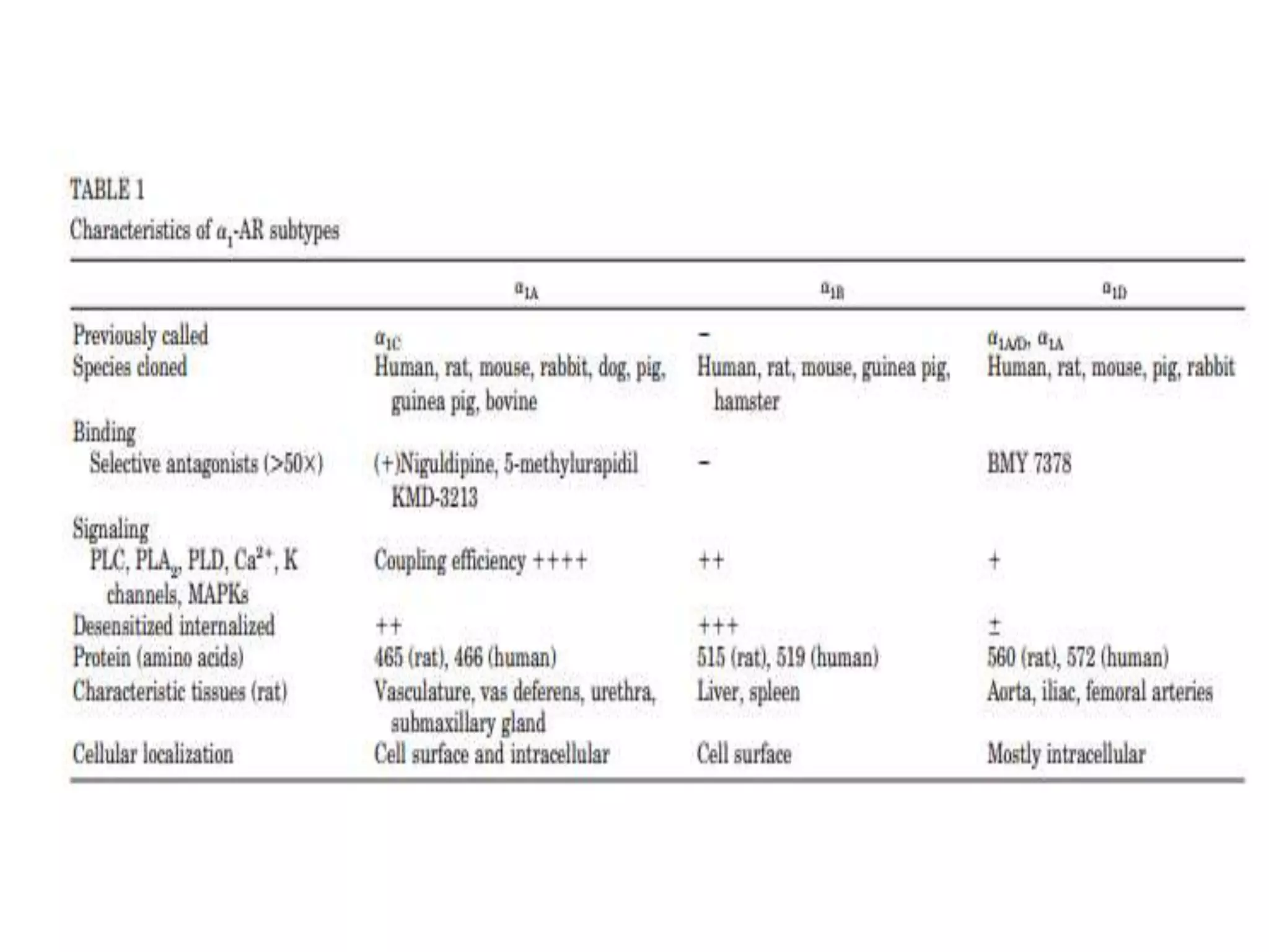 Alpha 1 adrenergic receptor | PPTX