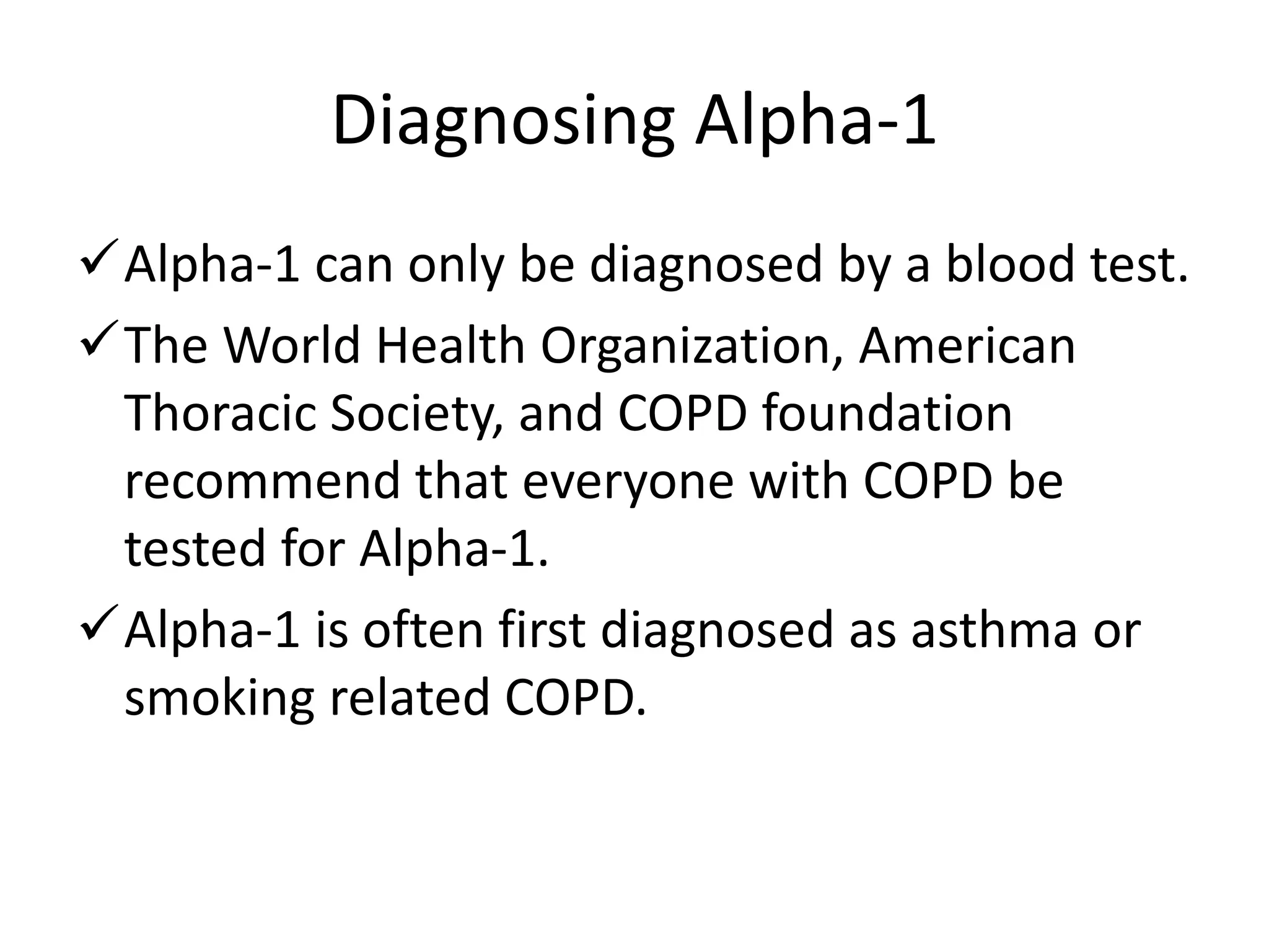Alpha 1 antitrypsin deficiency | PPTX