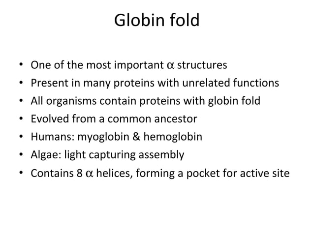 Alpha domain structurs | PPT | Chemistry | Science