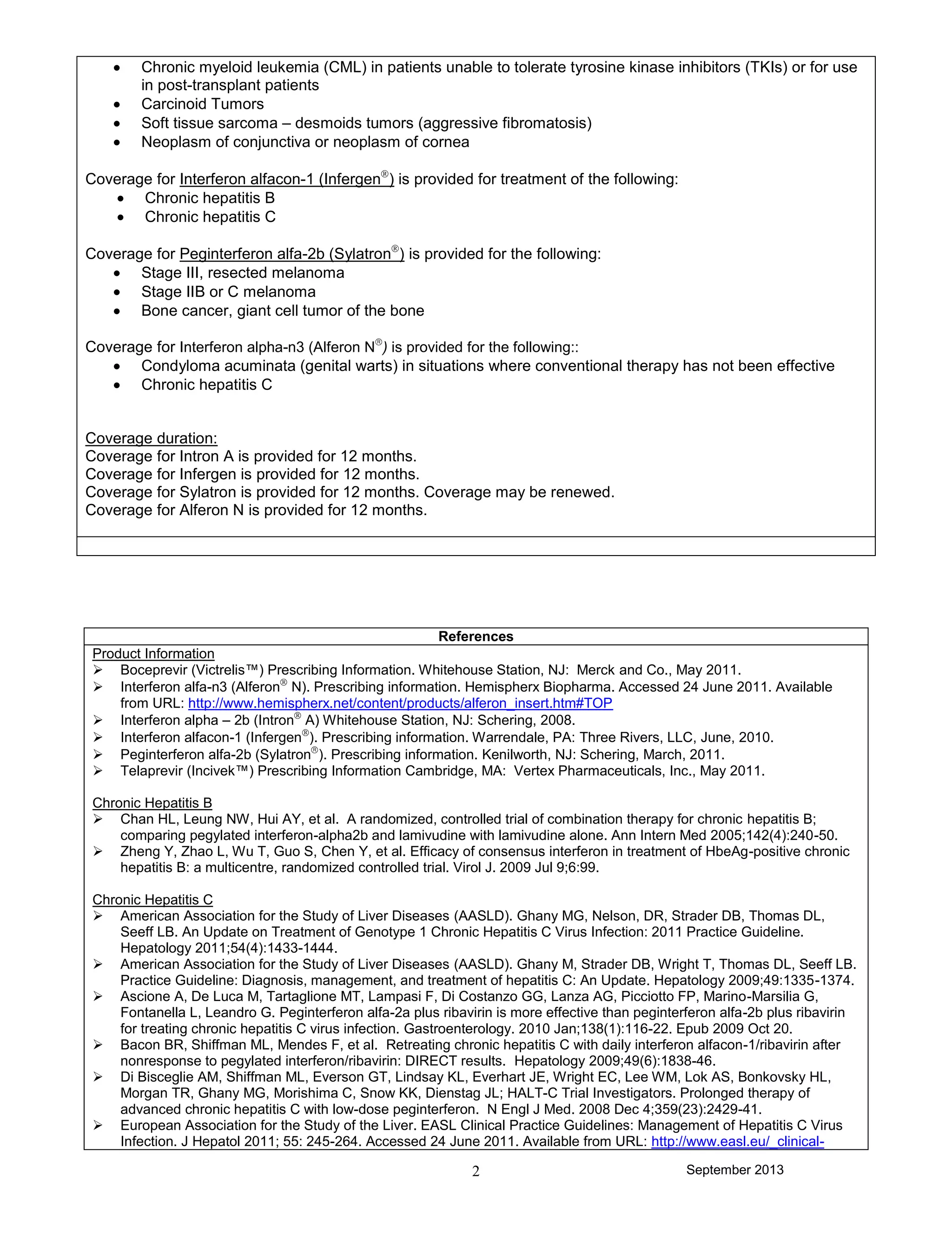 Alpha interferons | PDF