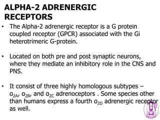 Alpha 2 receptor agonist .pptx