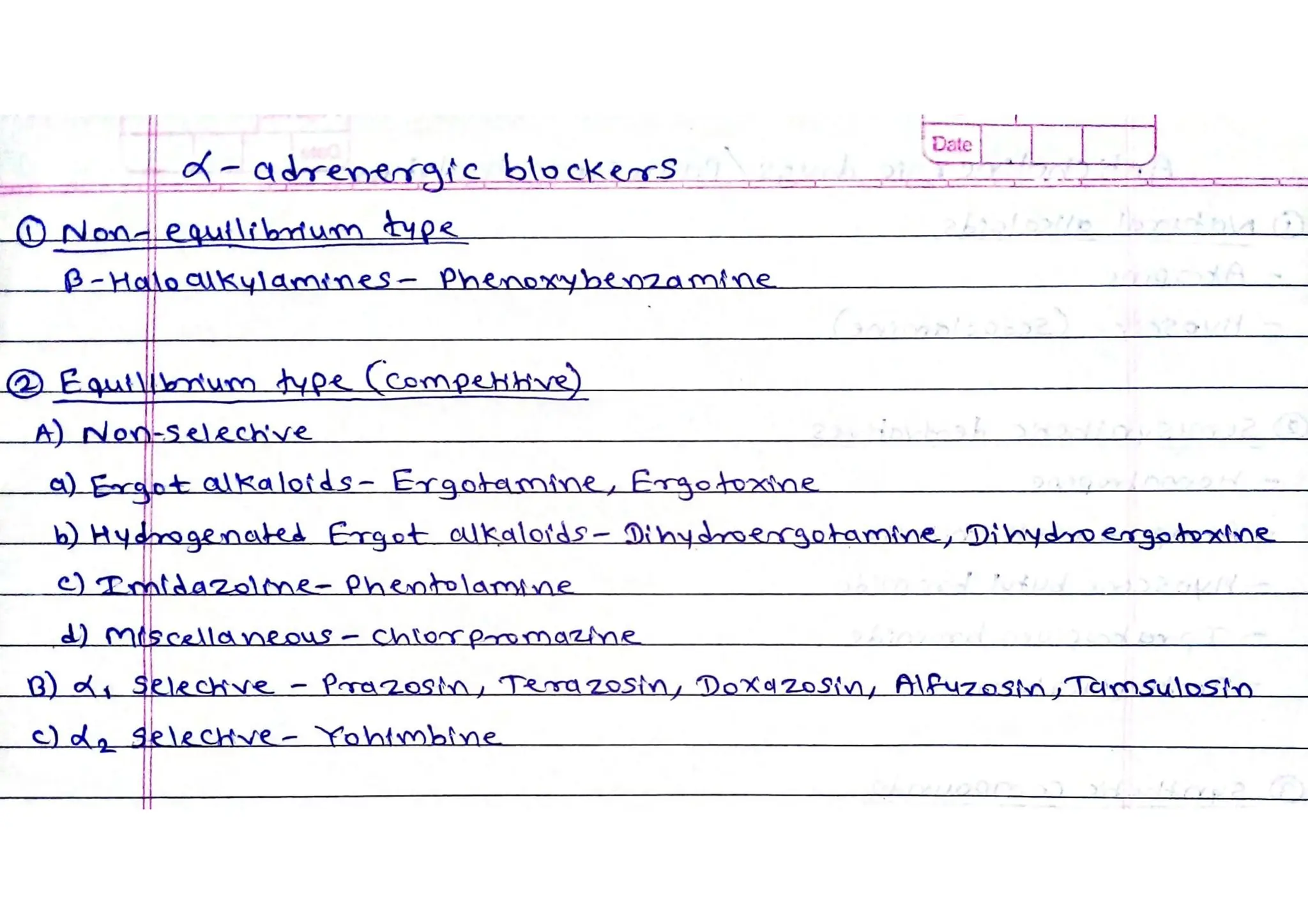 Alpha Adrenergic Blockers | PDF