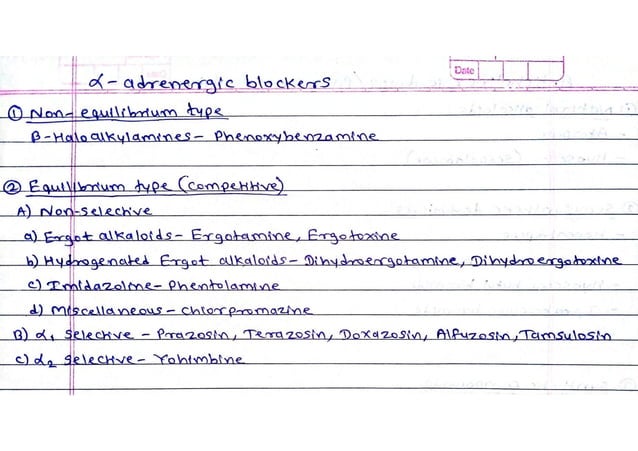 Alpha Adrenergic Blockers | PDF