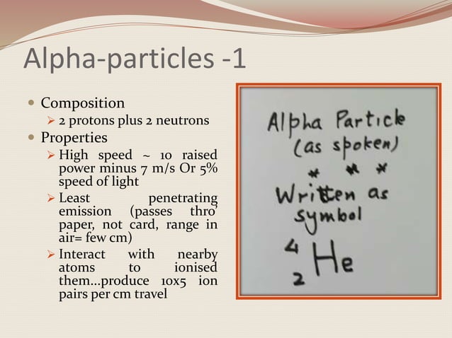 Alpha and Beta Particles and Gamma Radiation.pptx