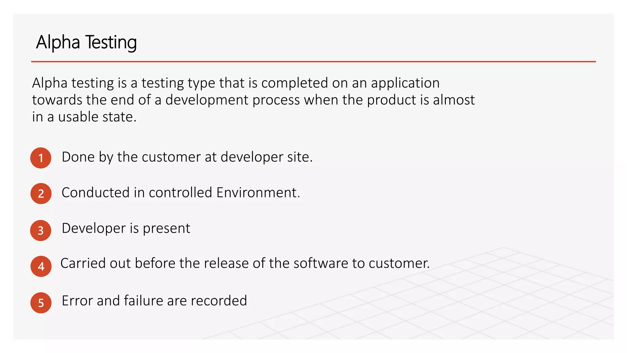 Alpha and beta testing | PPTX