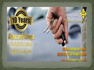 Alpha and omega driving school presentation oct19 | PPTX