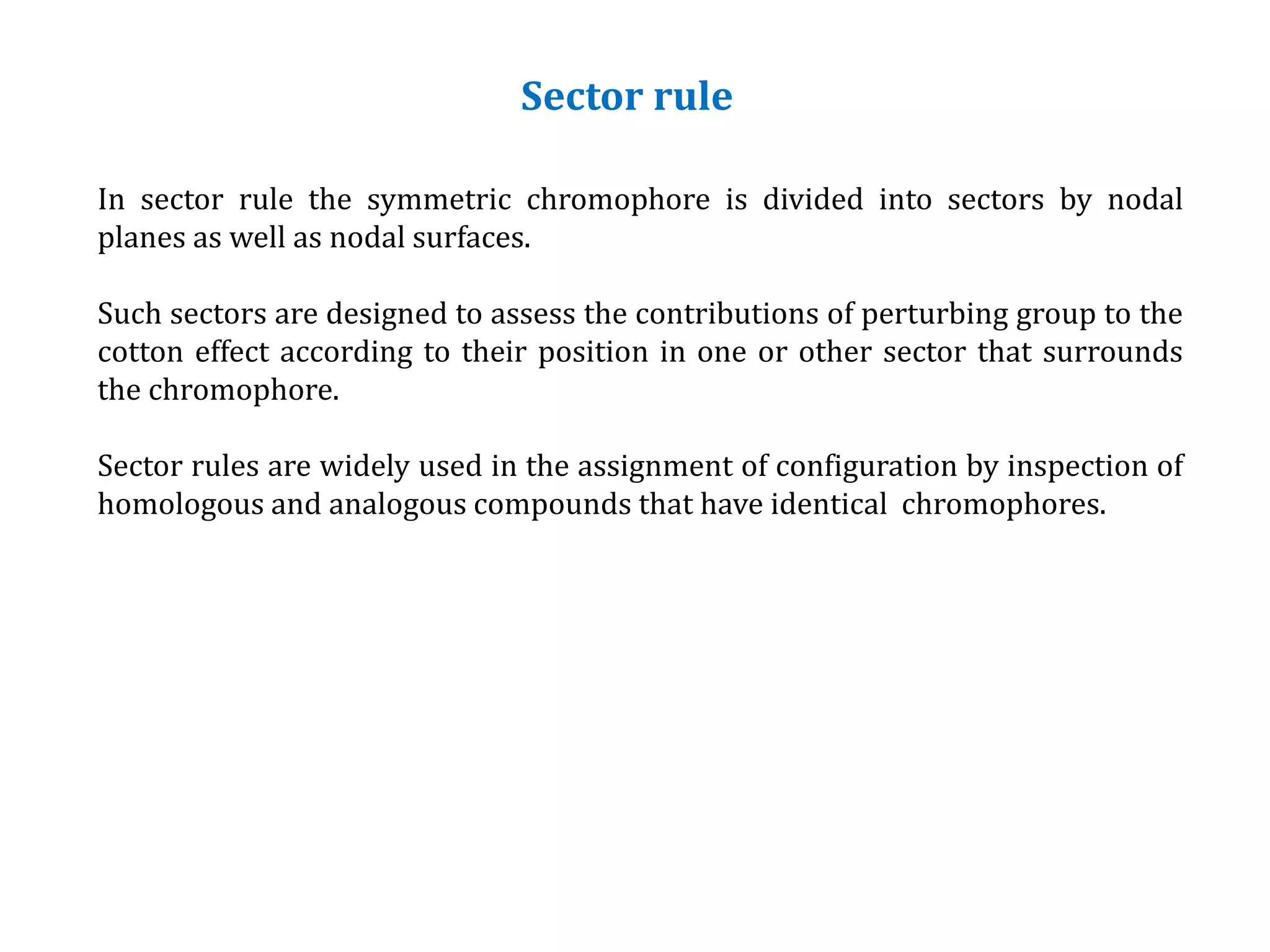 Alpha axial haloketone rule and octant rule | PPTX
