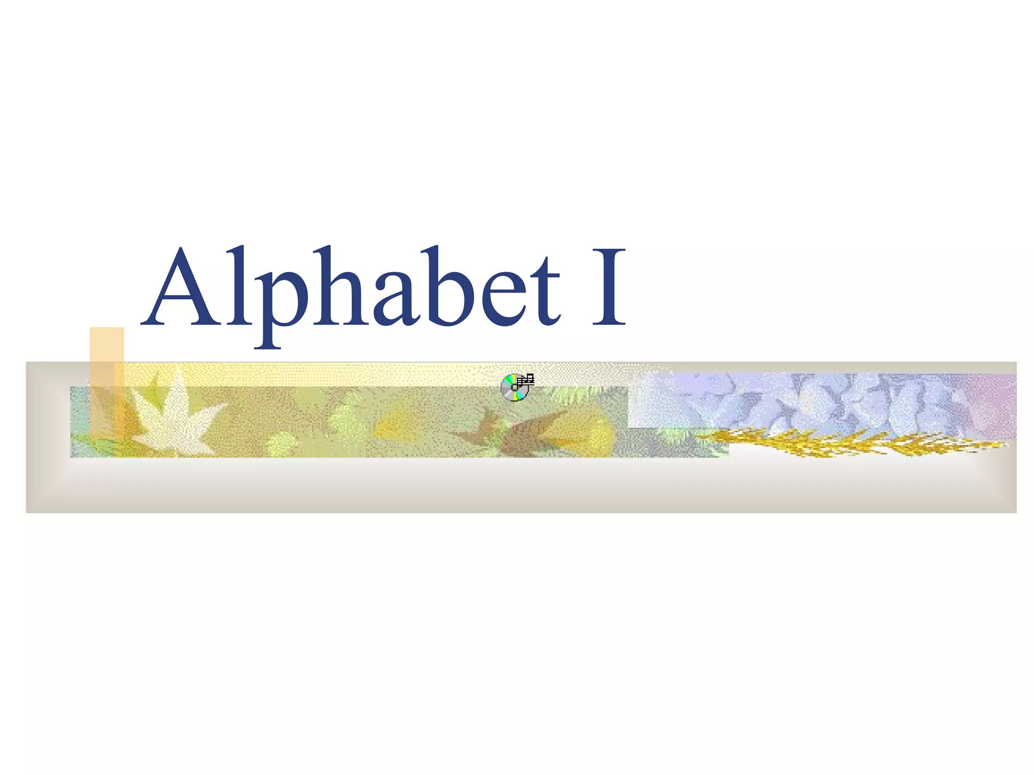 Alphabet | PPT