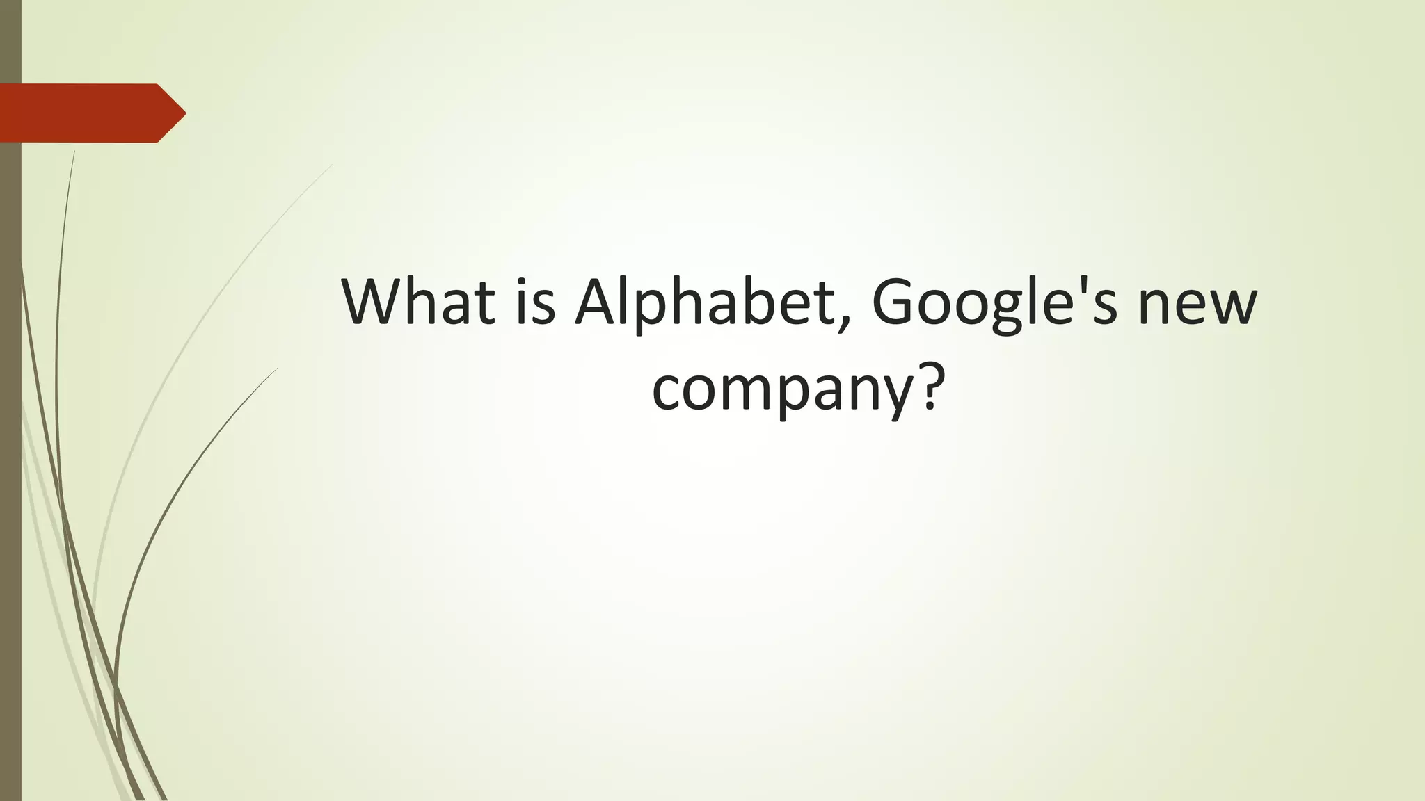 Alphabet Inc. | PPTX