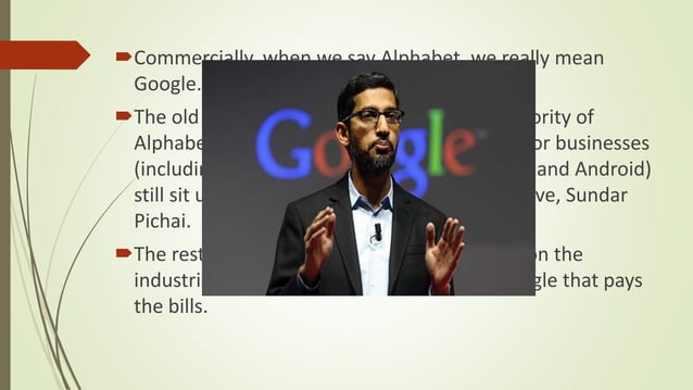 Alphabet Inc. | PPTX | Search | Internet