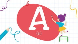 learn the letters of the ALPHABET from letter a to g | PPTX