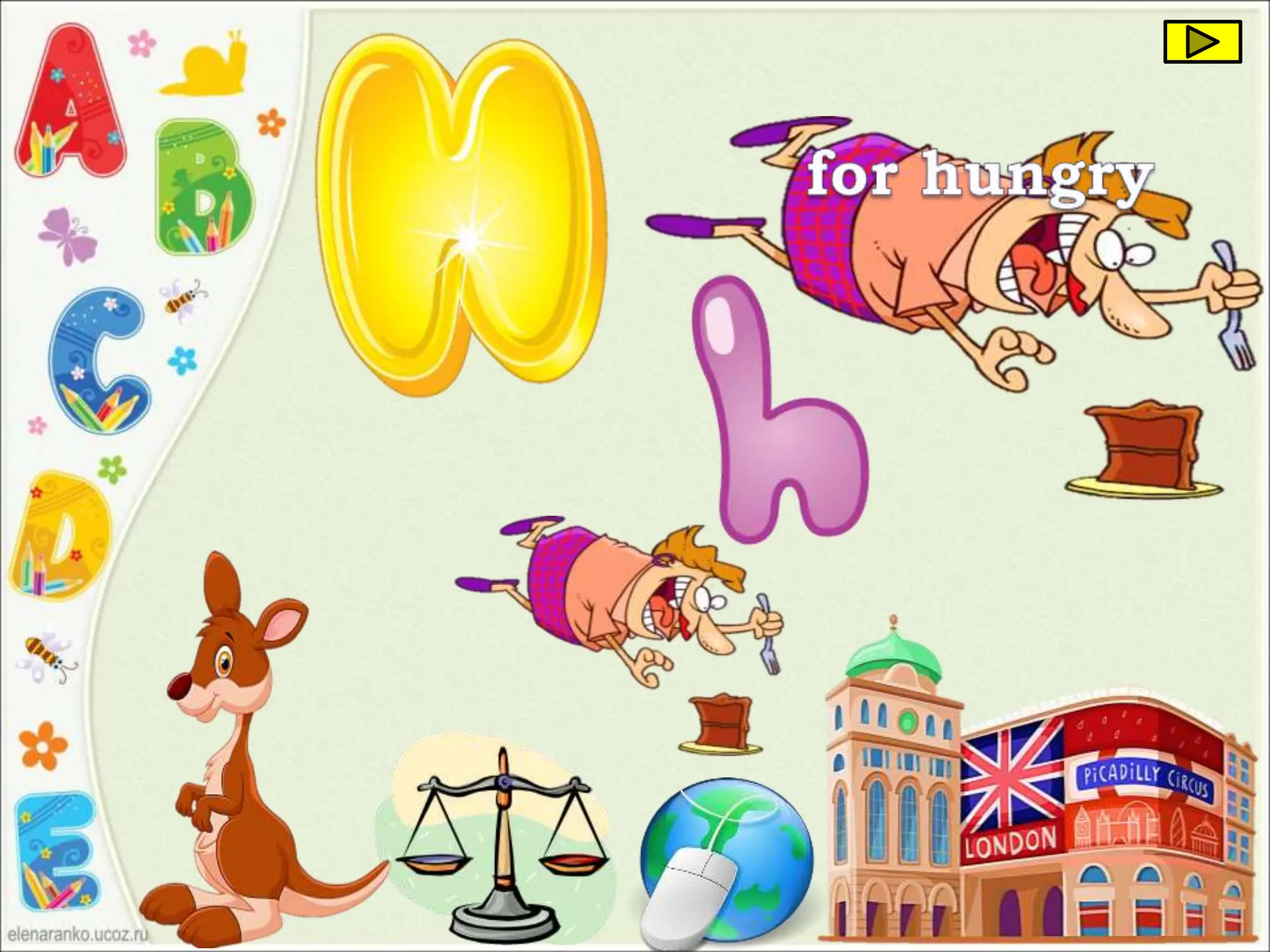 how to say the alphabet in English pronunciation.ppt