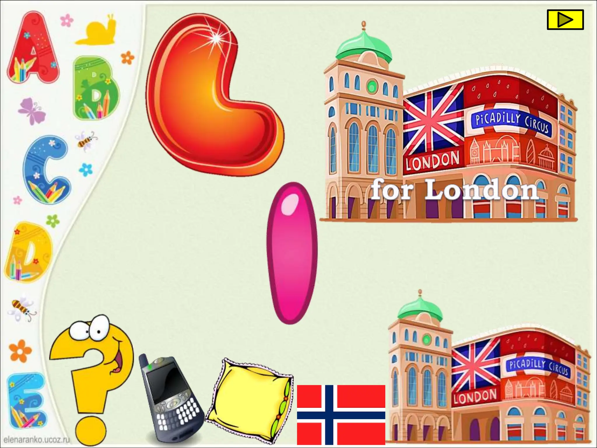 how to say the alphabet in English pronunciation.ppt