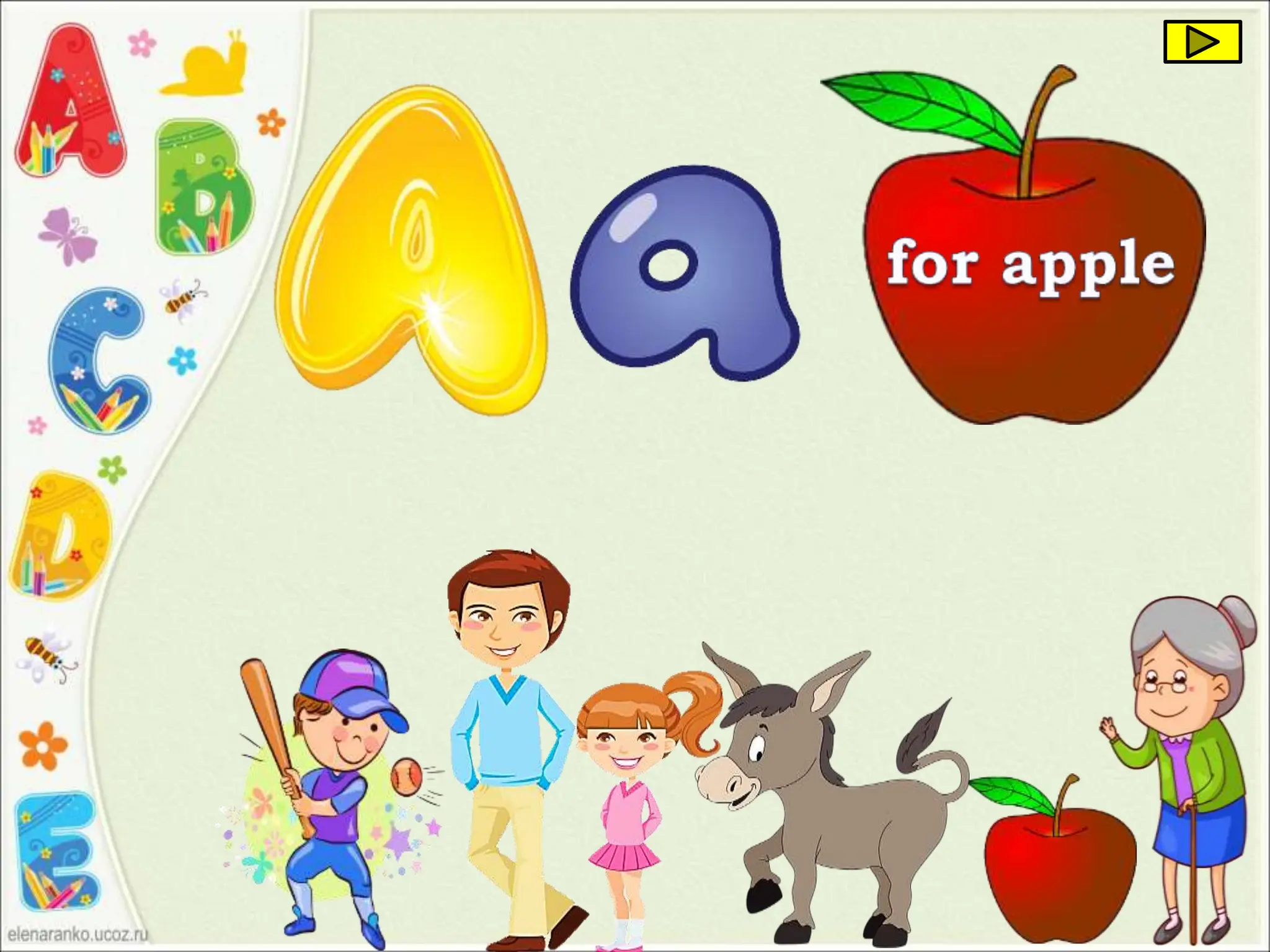 how to say the alphabet in English pronunciation.ppt