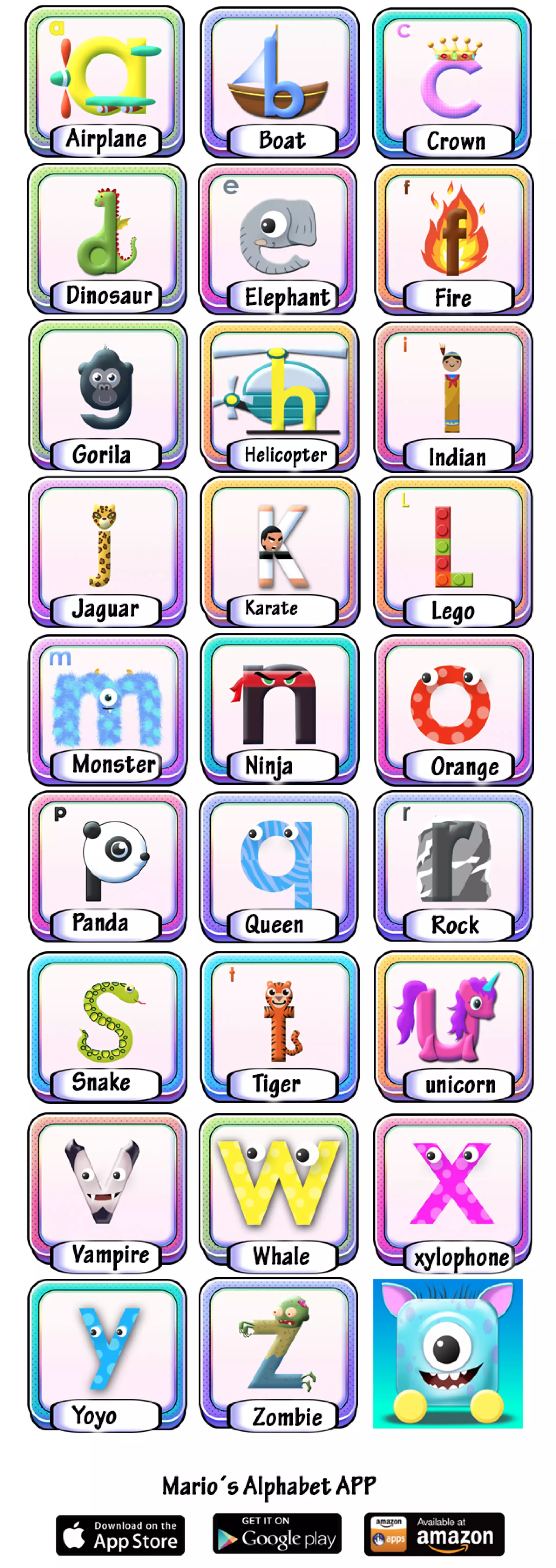 Alphabet App Infographic | PDF