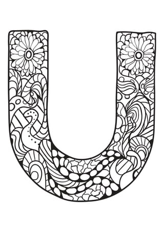 Alphabet Coloring Pages: Printable Coloring Pages, Free Coloring Book ...