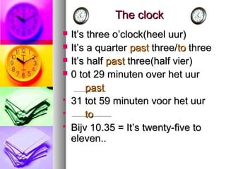 Alphabet days-months-the clock | PPT