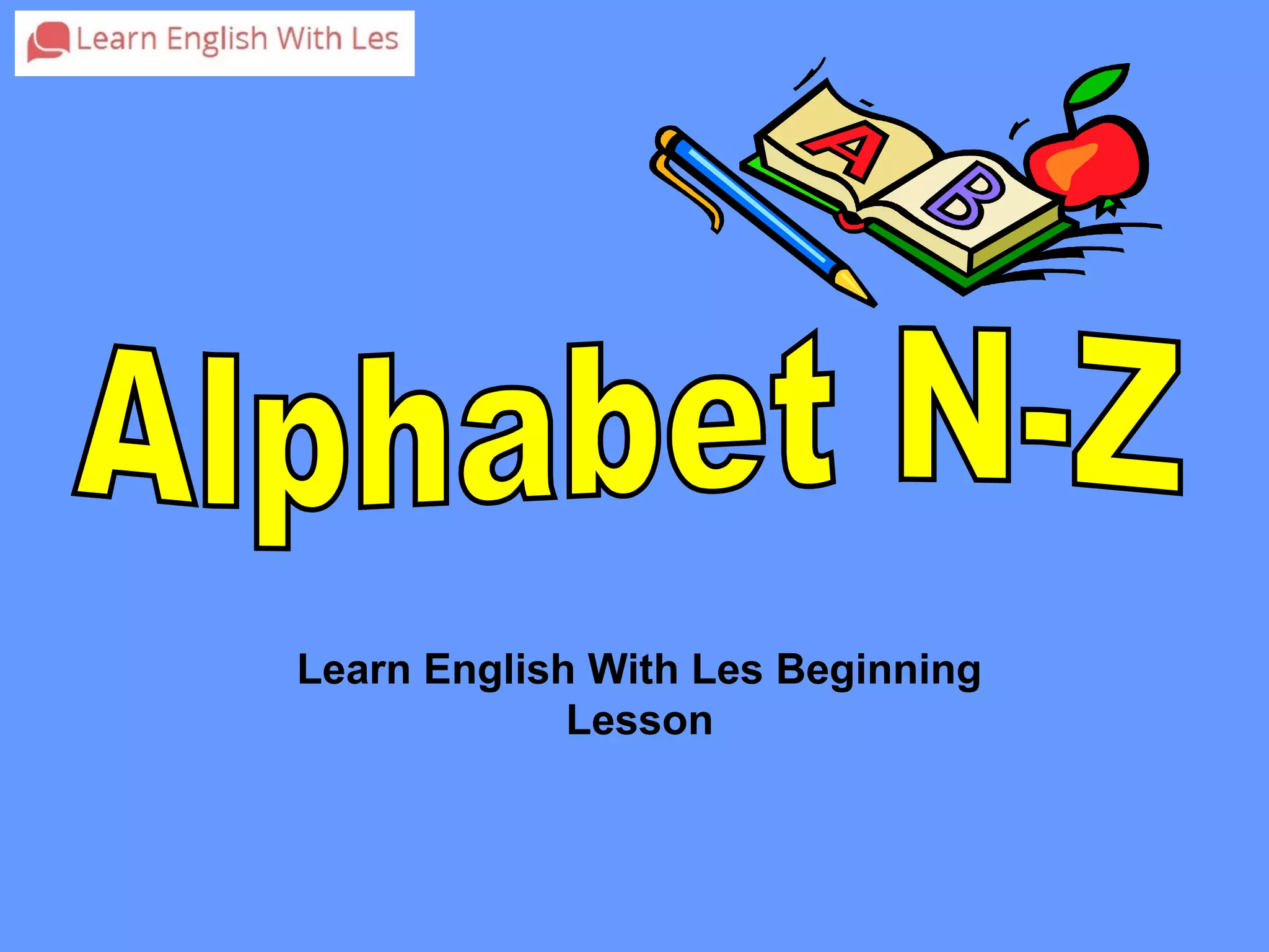 Alphabet lesson-2 | PPT