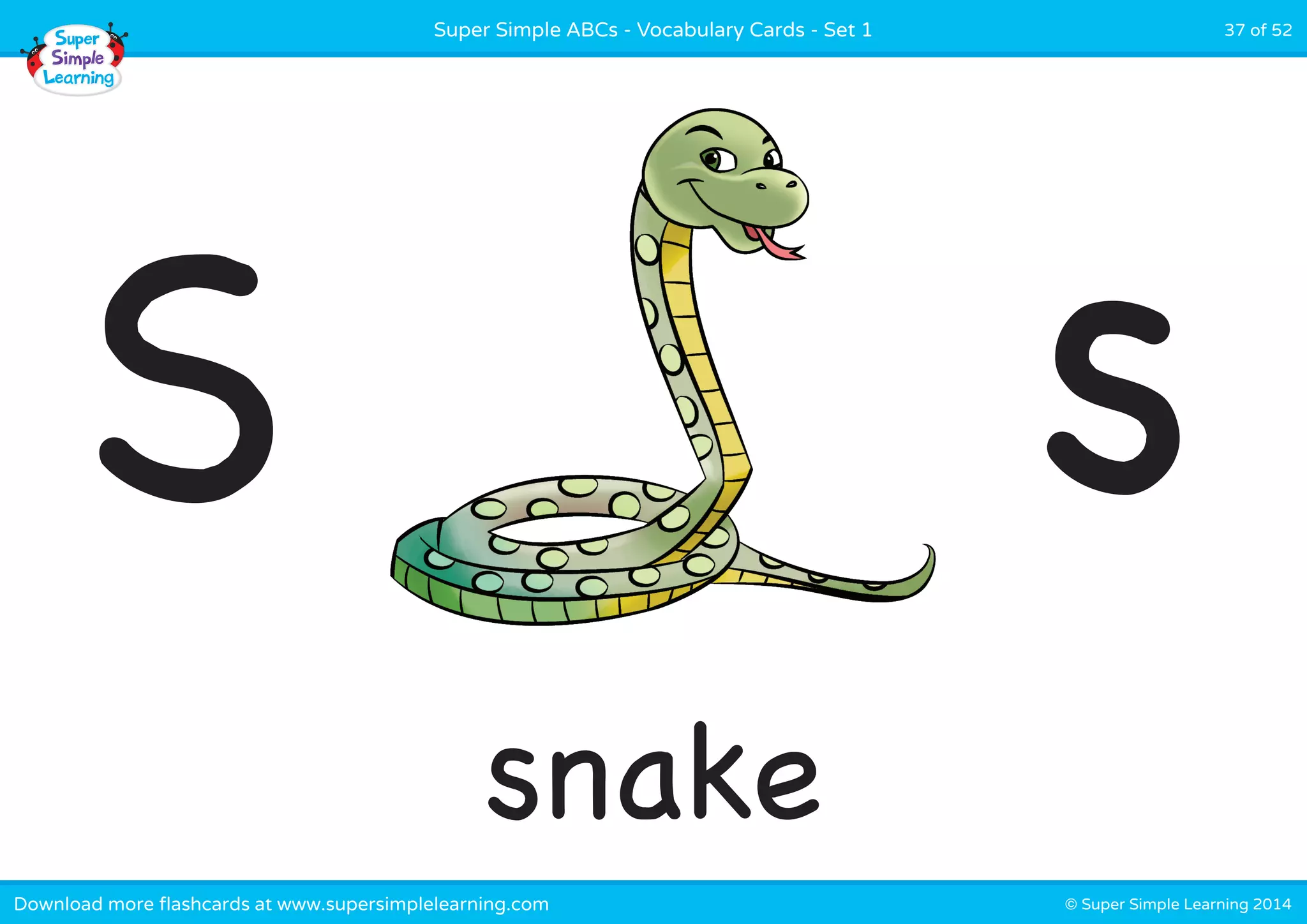Alphabet vocabulary-flashcards-set-1 | PDF