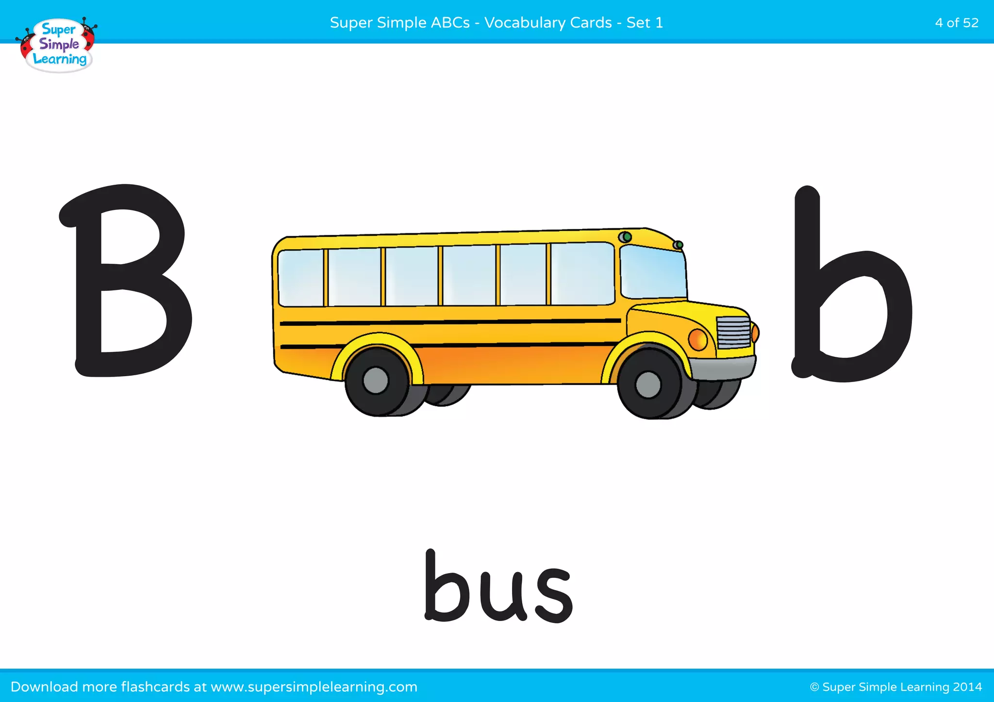 Alphabet vocabulary-flashcards-set-1 | PDF
