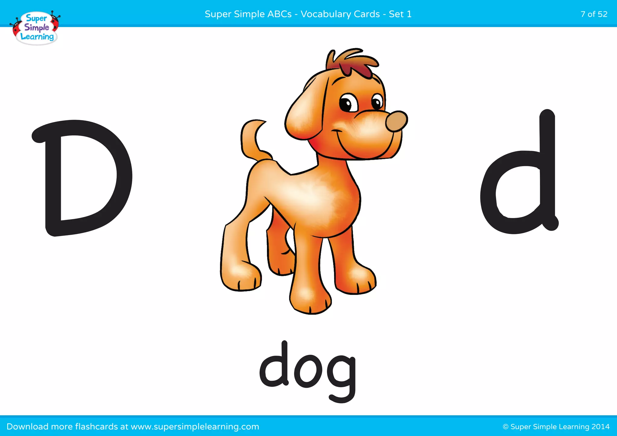 Alphabet vocabulary-flashcards-set-1 | PDF