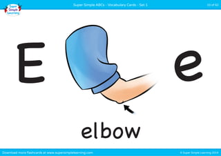 Alphabet vocabulary-flashcards-set-1 | PDF