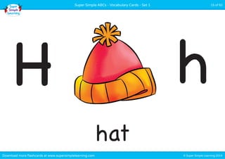 Alphabet vocabulary-flashcards-set-1 | PDF