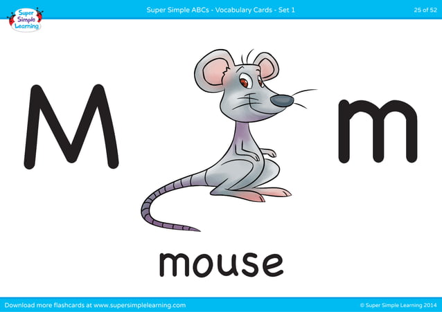 Alphabet vocabulary-flashcards-set-1 | PDF