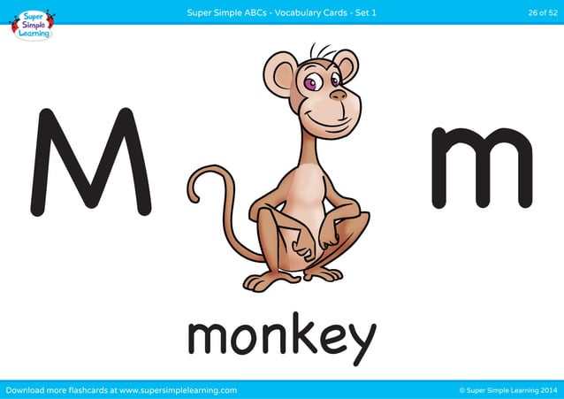 Alphabet vocabulary-flashcards-set-1 | PDF
