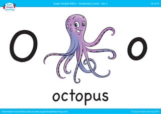 Alphabet vocabulary-flashcards-set-1 | PDF