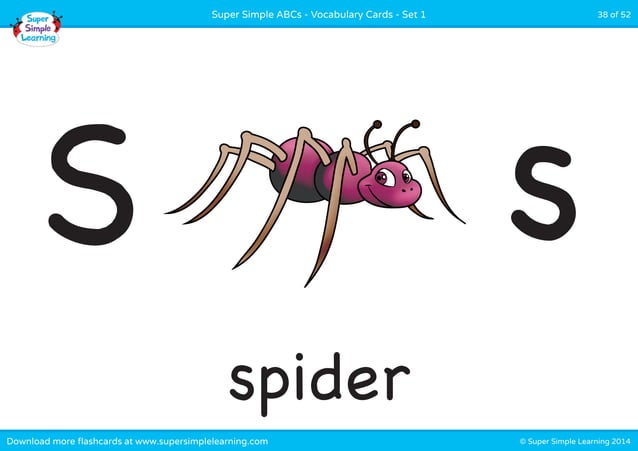Alphabet vocabulary-flashcards-set-1 | PDF