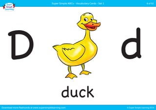Alphabet vocabulary-flashcards-set-1 | PDF
