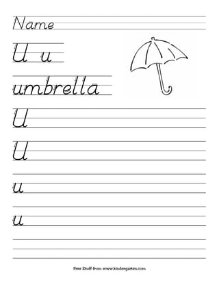 Alphabet writing | PDF