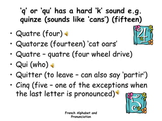 Alphabet and pronunciation | PPT