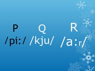 Alphabet and spelling | PPT
