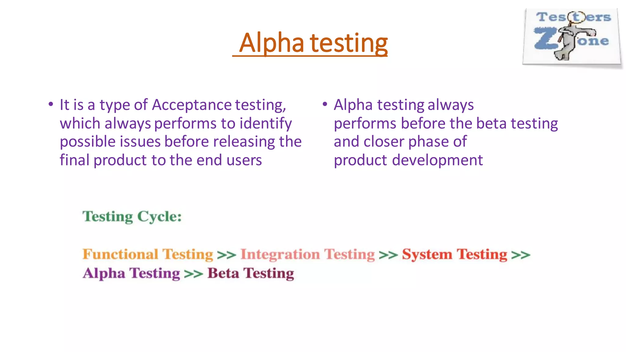 Alpha & Beta Testing | PDF