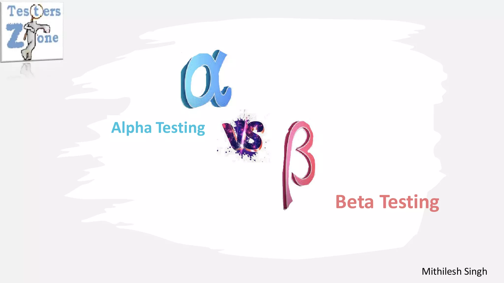 Alpha & Beta Testing | PPT