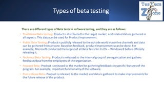 Alpha & Beta Testing | PPT